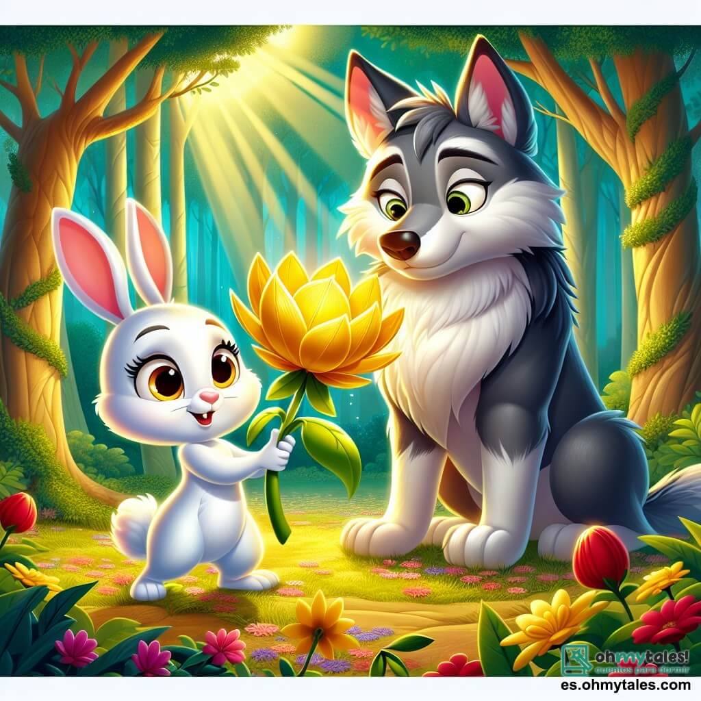 El valiente conejo y el lobo transformado | Gran lobo malo | 7/8 años ...