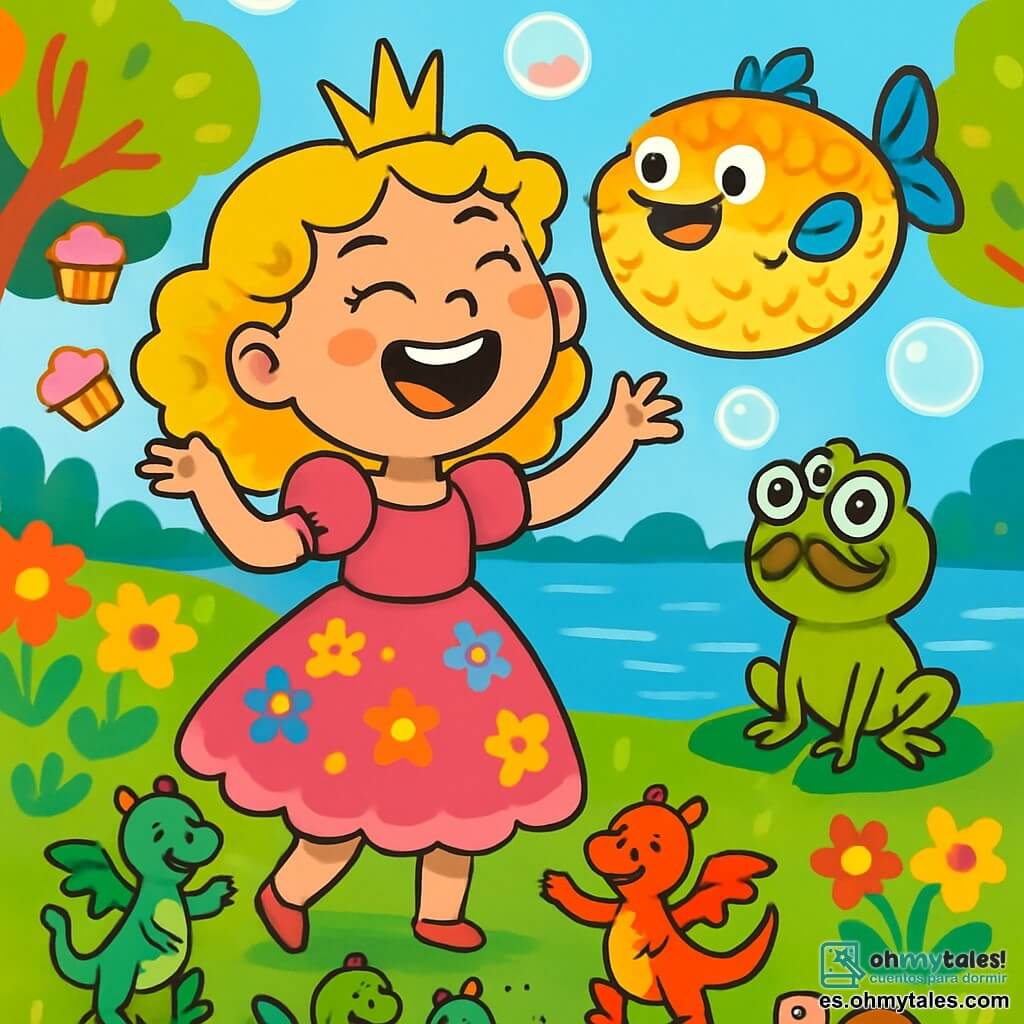 💬 La Princesa Carlota y el Gran Desastre del Lago Risueño | Cuento ...