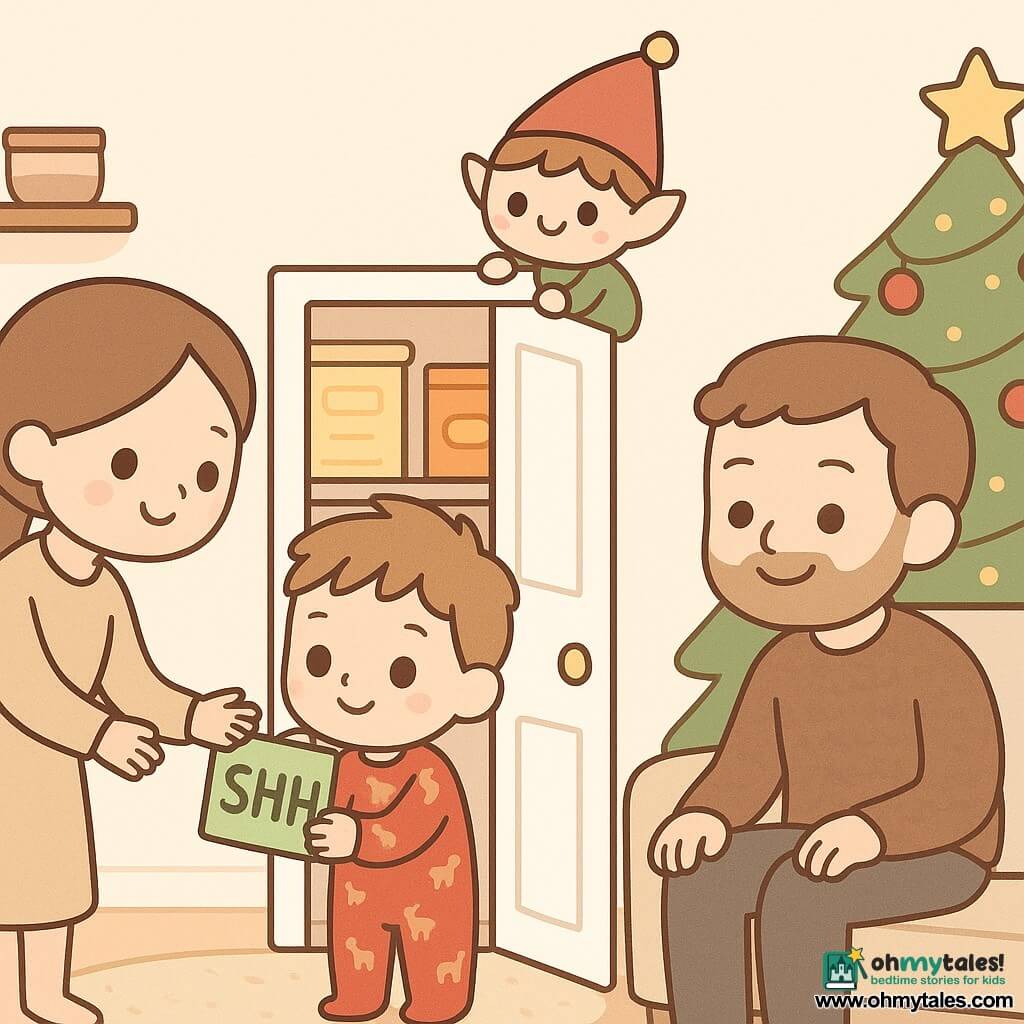 The Elf and the Secret Shh Signs | Story of the Christmas Mischievous ...