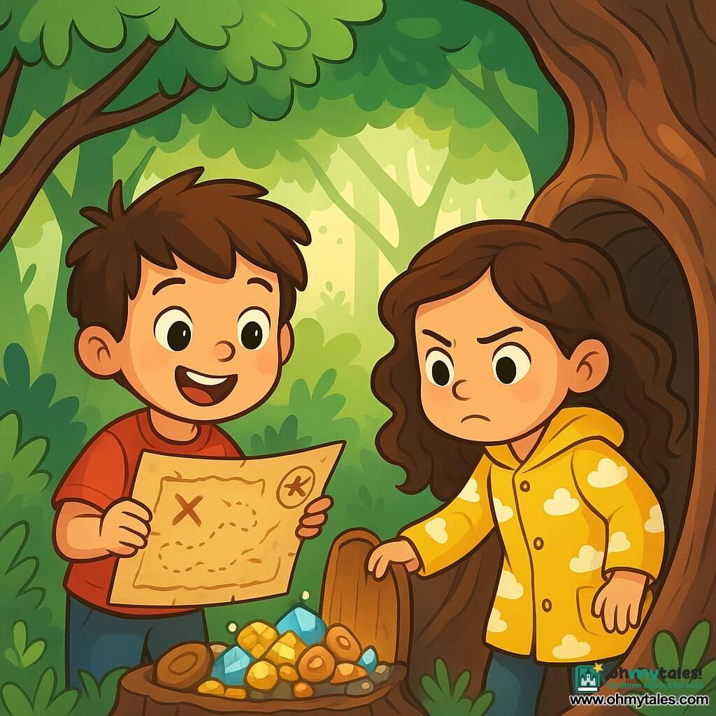 The treasure of friendship | Hidden treasure story | 5-6 years old ...