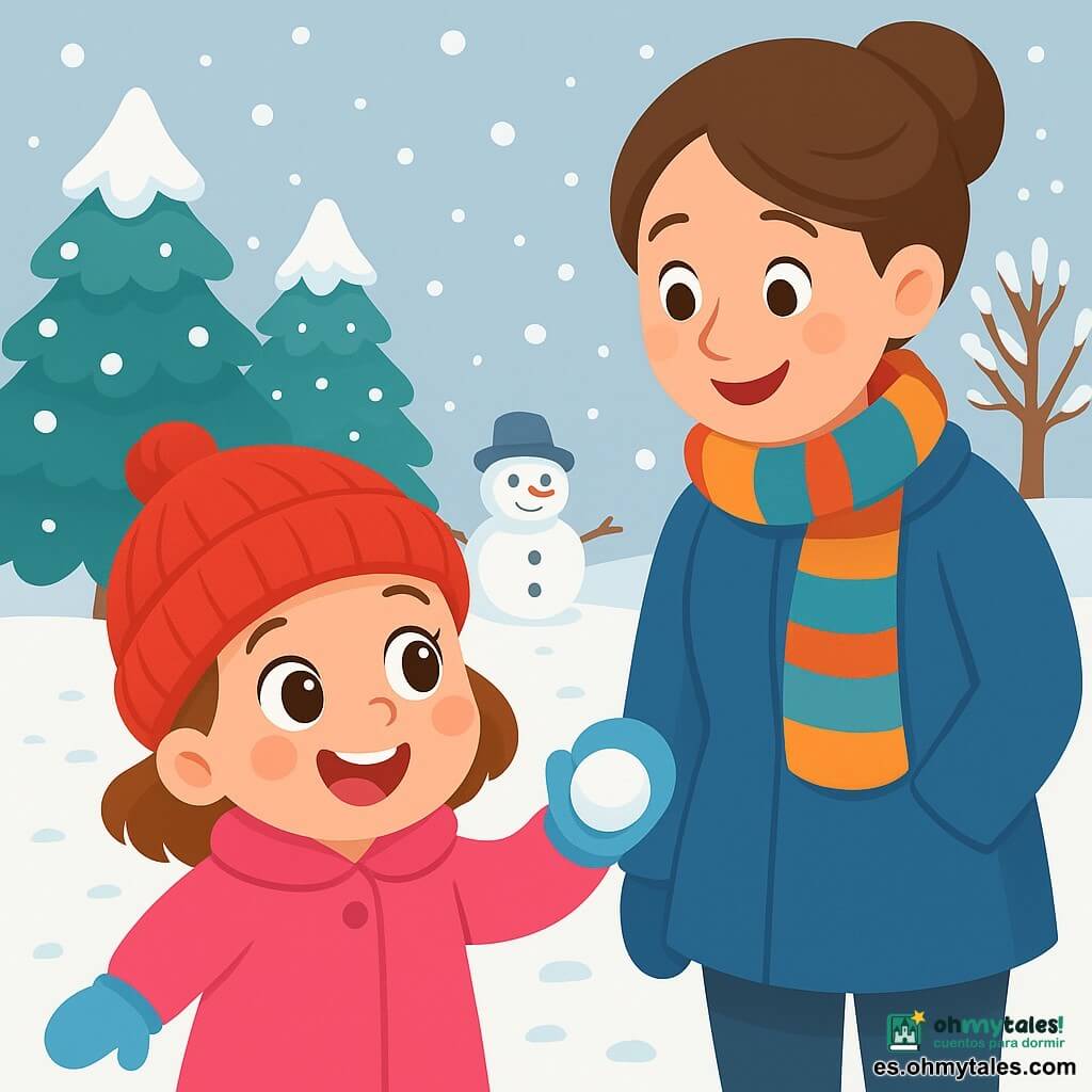 La primera nevada y el muñeco de botones | Cuento sobre el invierno | 1 ...