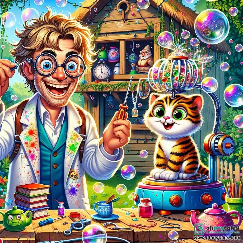 💬 Professor Puddlewick's Marvelous Bubble-Popper Machine | Funny story | 7-8 years old ...