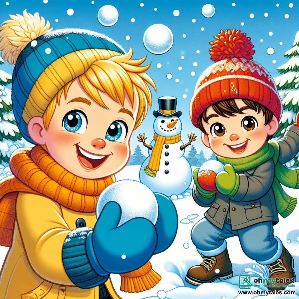 🎧 Winter Wonders: Max and Leo's Snowy Day | Story about winter | 1-2 ...