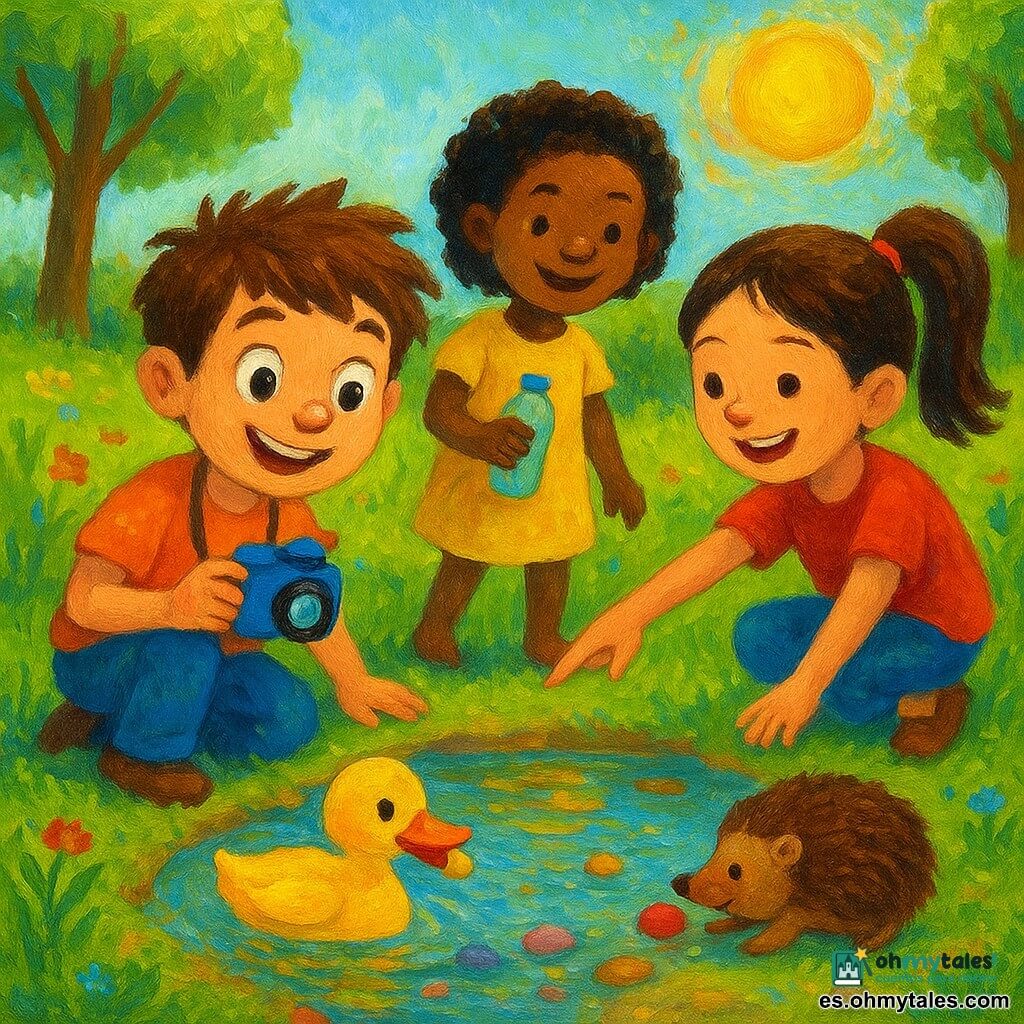 El charco que brillaba como una estrella | Cuento de pequeños ...