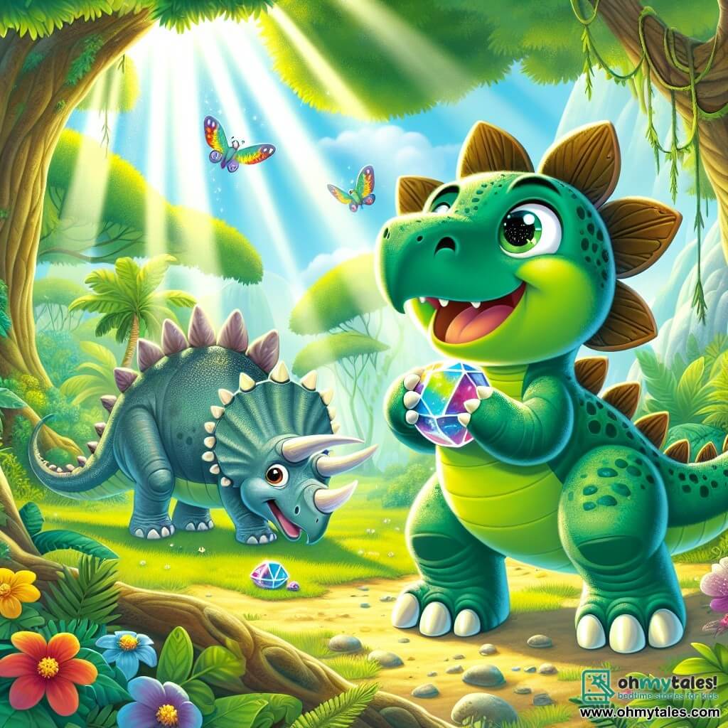 🎧 Spike's Sparkling Adventure | Dinosaur story | 1-2 years | Audio ...