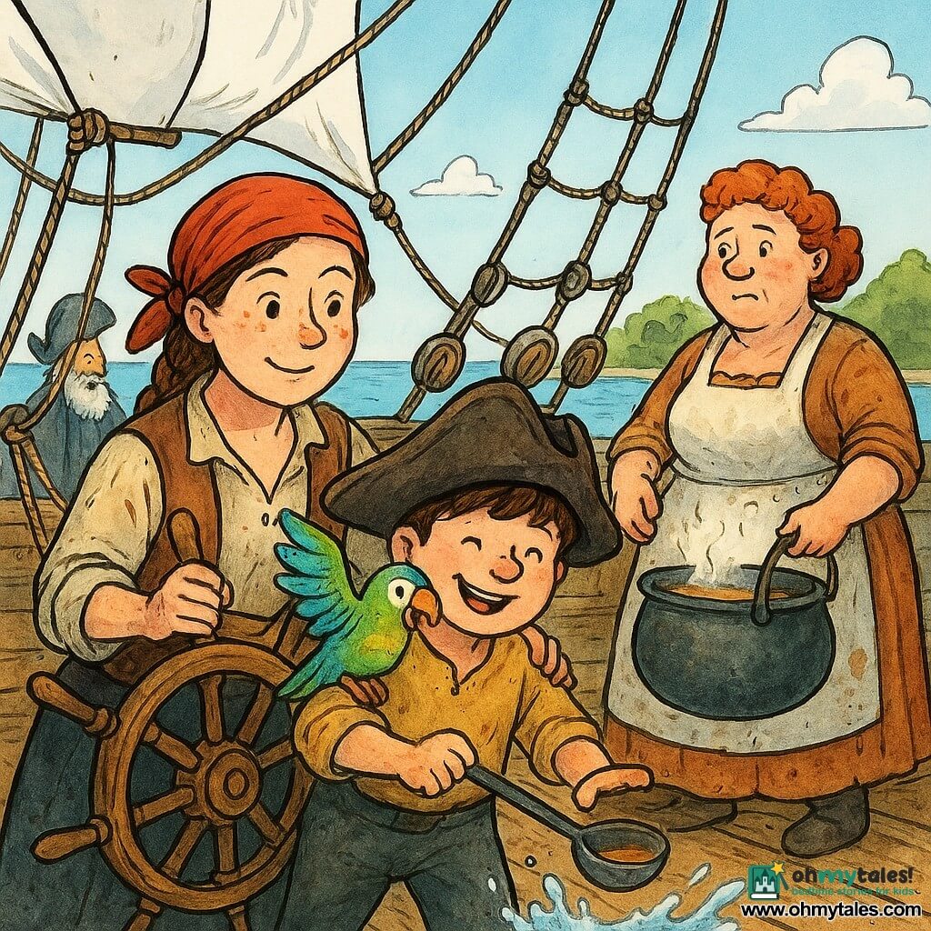 Mira Tiptoe and the Secret Island Crew | Pirate story | 5-6 years old ...