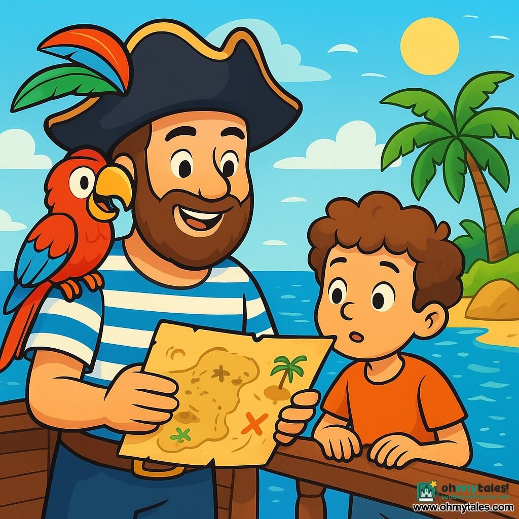 Mending the Sea Song | Pirate story | 5-6 years old | Adventure story