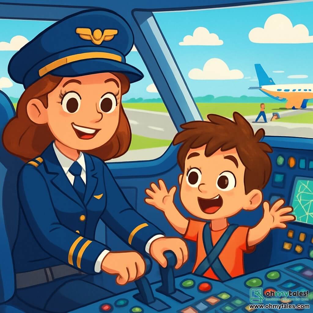 🎧 captain lucy and the magic of flight | Pilot's story | 5-6 years old ...