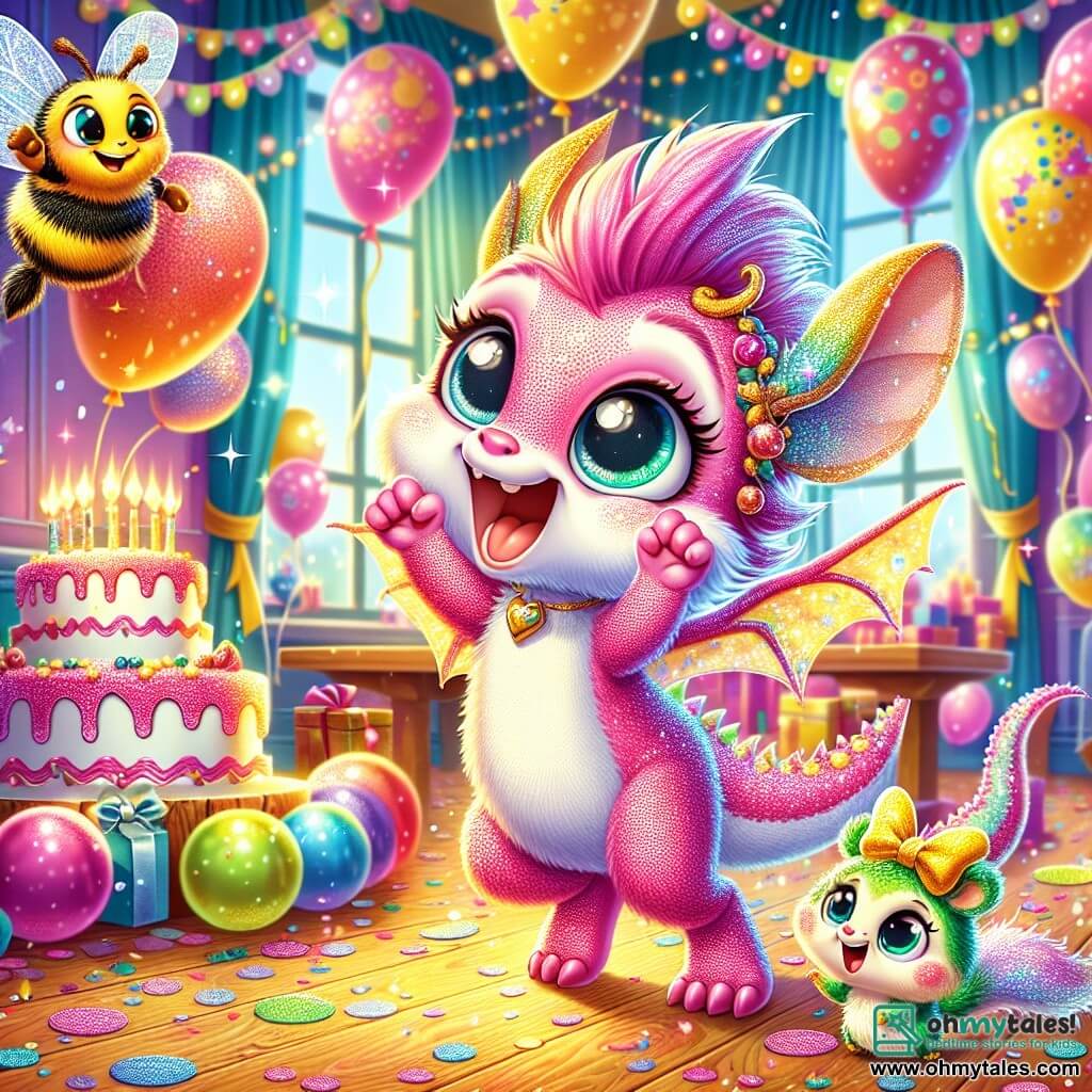 Fluffy the Dragon's Magical Birthday Surprise | Birthday Story | 3-4 ...