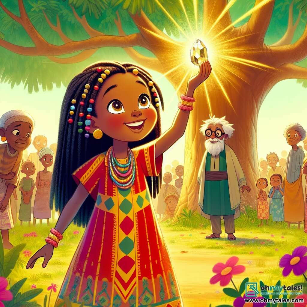 Amina and the Whispering Baobab | African tale | 5-6 years old | Tale