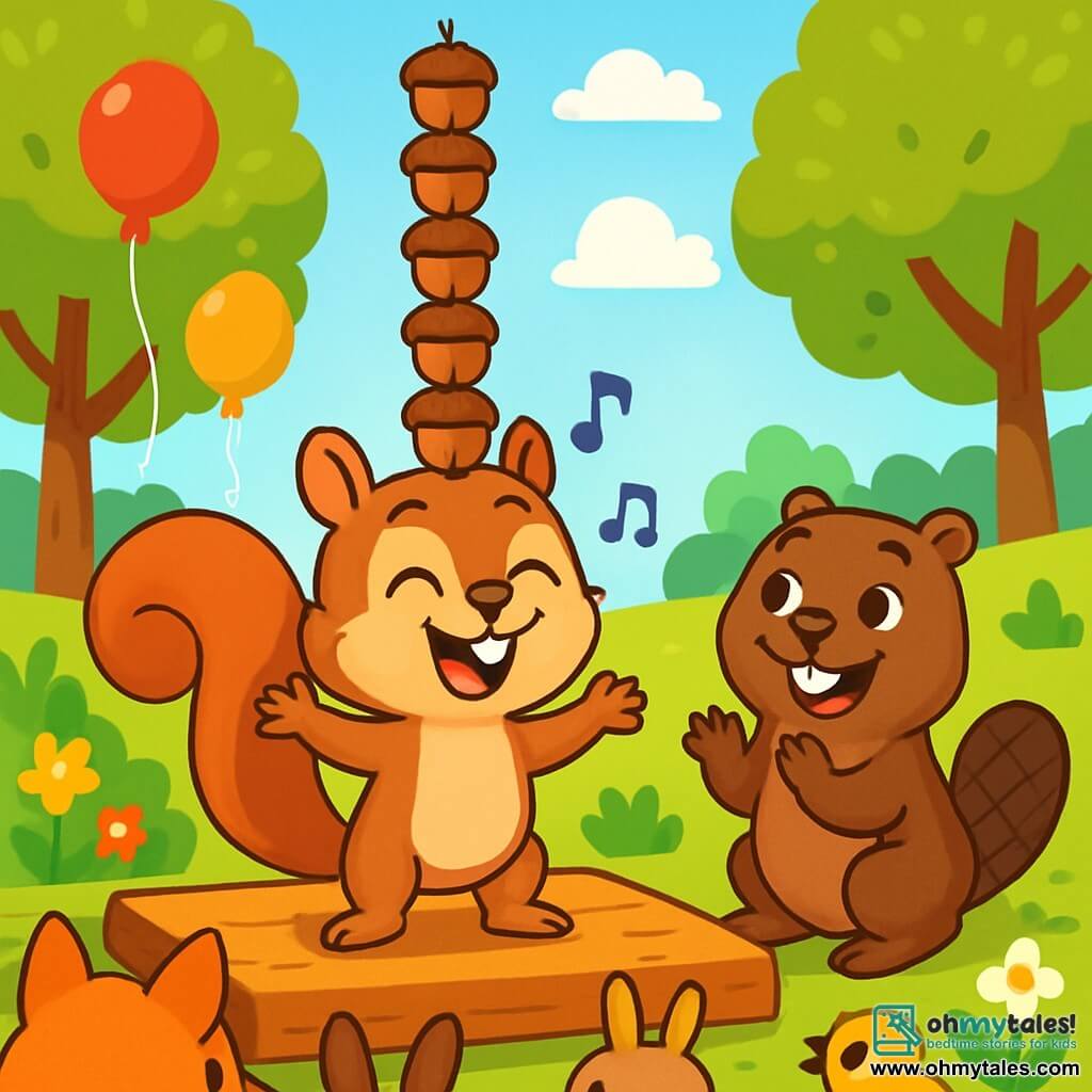The Great Acorn Balance Challenge | Impossible challenge story | 5-6 ...