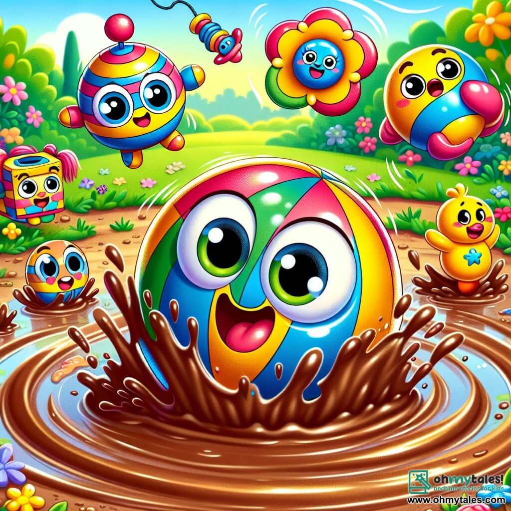 Bouncy Adventures in Muddy Puddles | Funny story | 1-2 years | Funny stories about friends