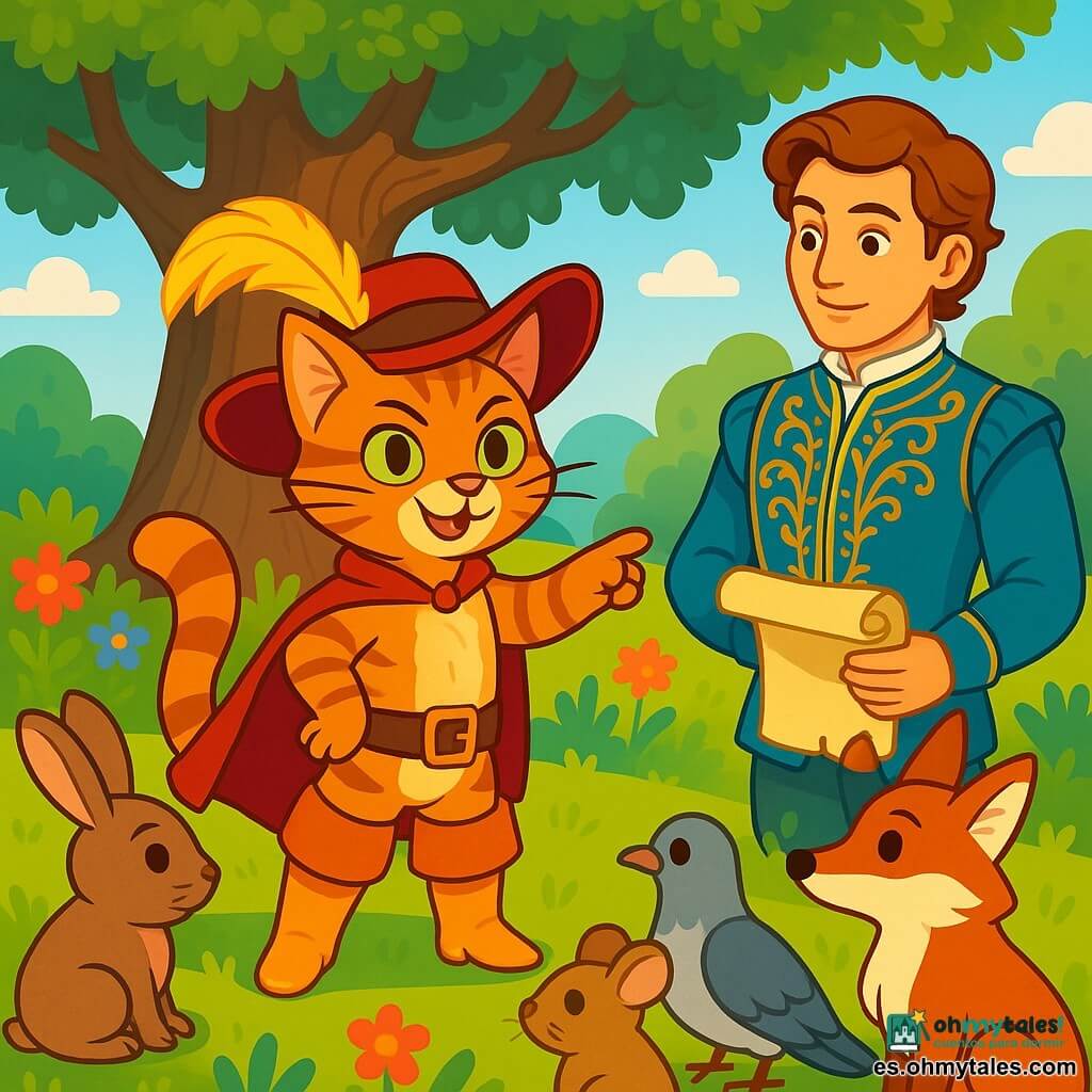 El gato con botas y el bosque salvado | Cuento de hadas clásico ...