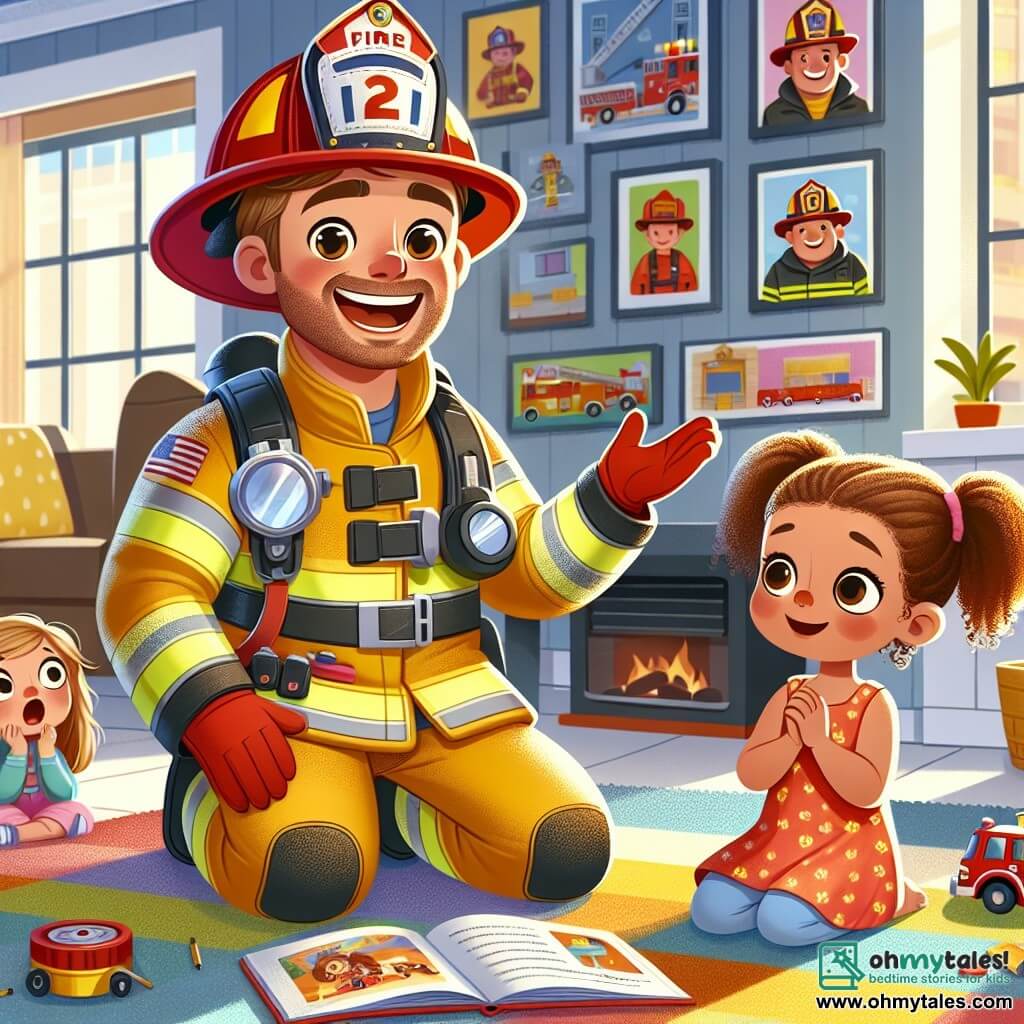 💬 A Day With Firefighter Fred | Firefighter Story | 3-4 years old ...