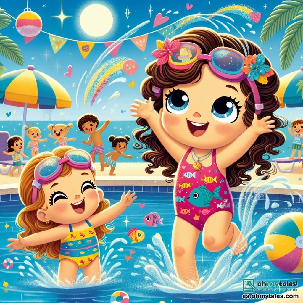 Luna y Sofi en la gran ola | Cuento sobre el deporte | 1/2 años ...