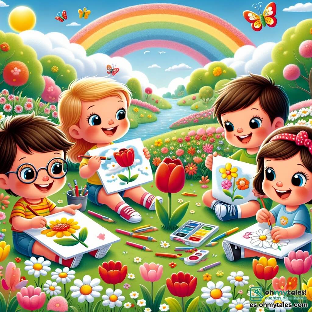 🎧 Los Colores de la Primavera | Cuento sobre la primavera | 3/4 años ...