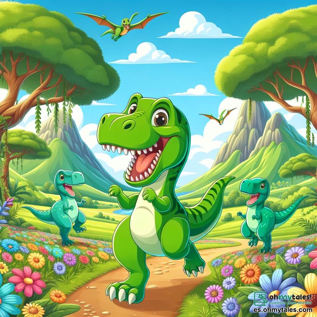 🎧 ¡Aventuras de Tiri! | Cuento de dinosaurio | 1/2 años | Audiocuento y ...
