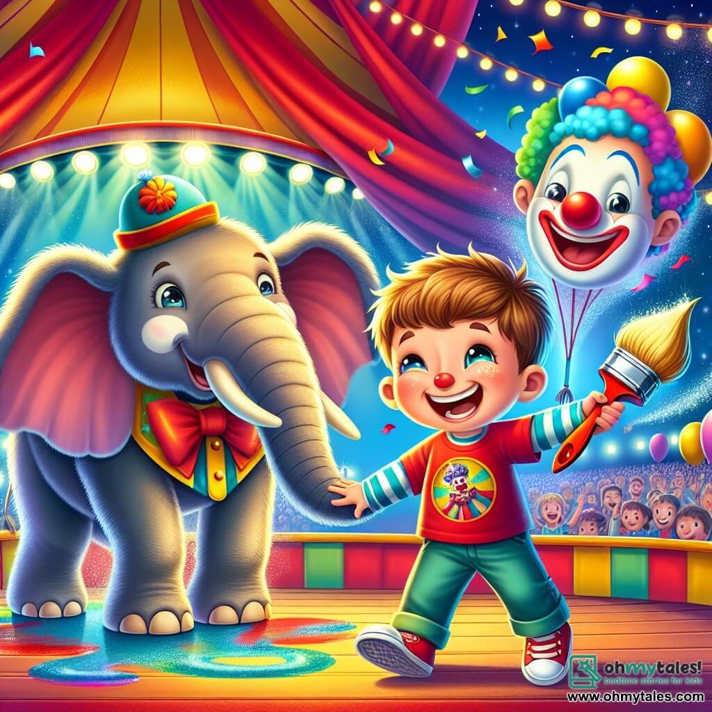 Max's Day Under the Big Top | Circus story | 3-4 years old | Funny story