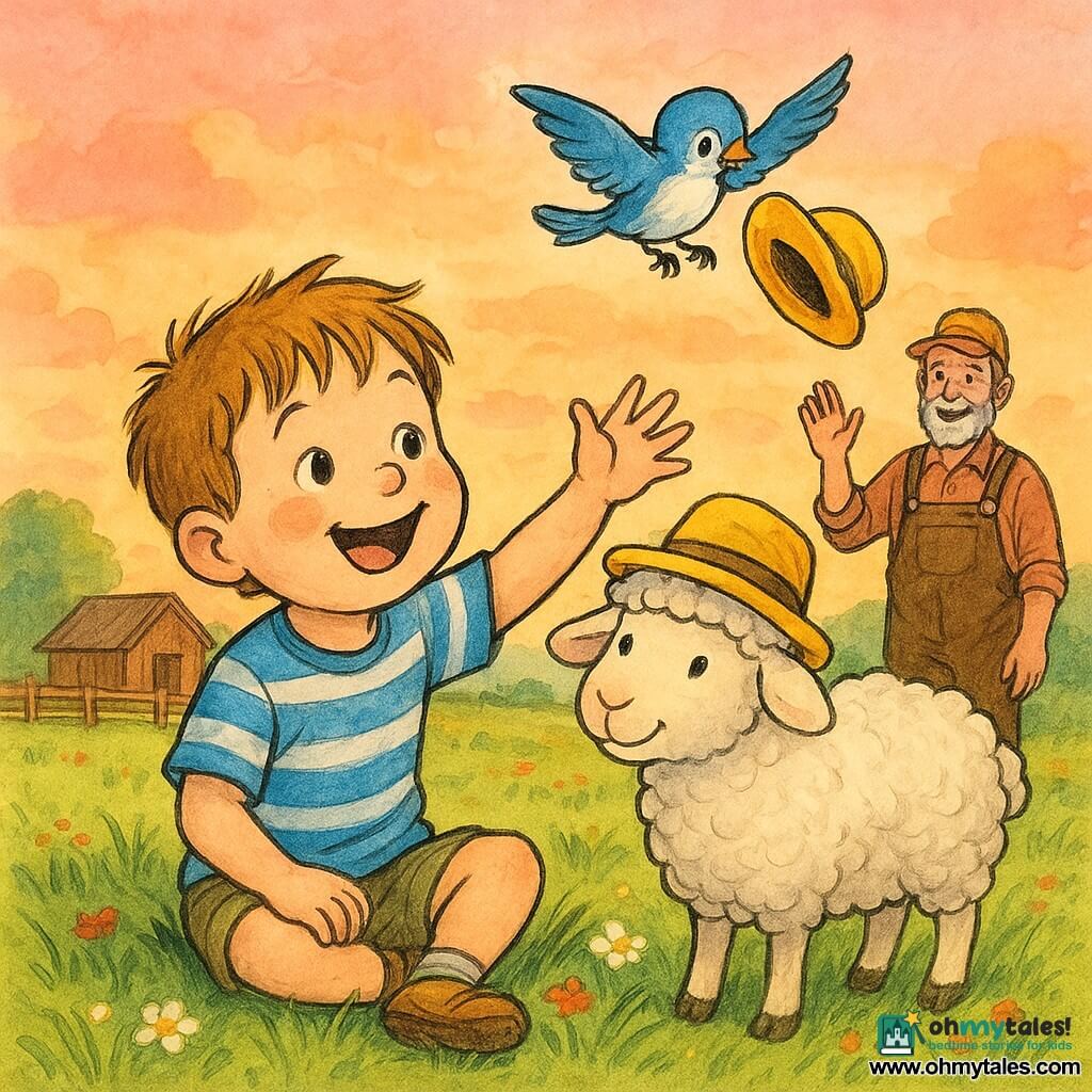 The Adventure of the Wandering Hat | Funny story to sleep | 3-4 years ...