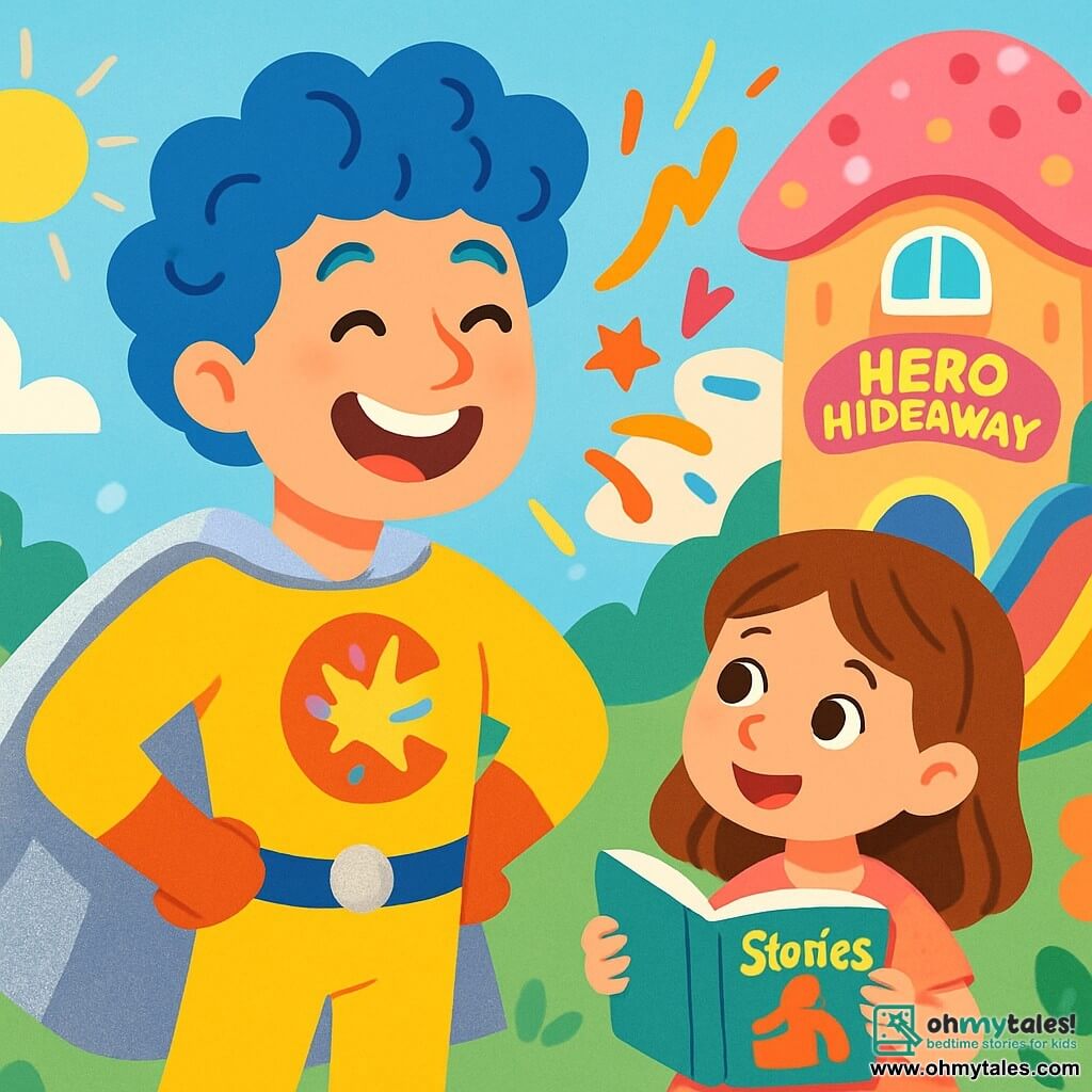 💬 Captain Gigglebeam and the Hero Hideaway | Superhero stories | 3-4 ...