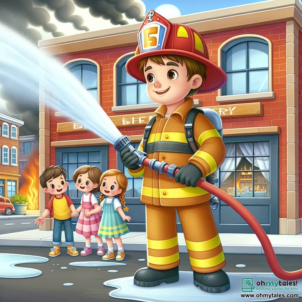 Fred the Brave: A Firefighter's Day of Adventure | Firefighter Story ...