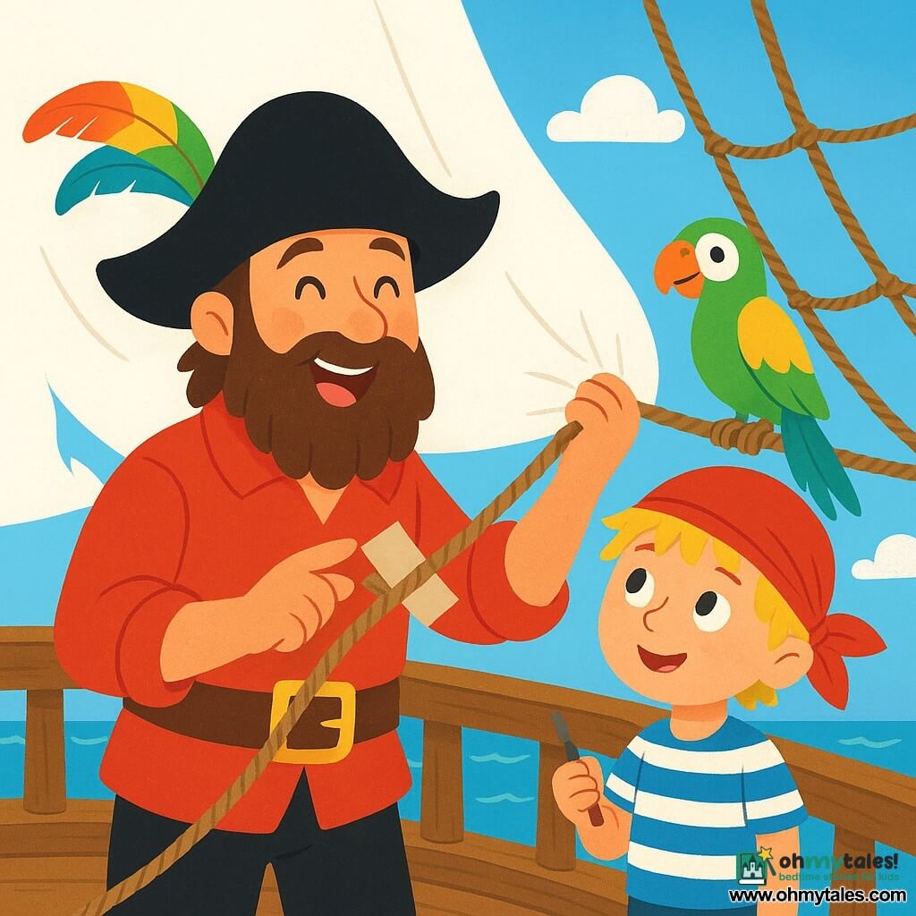 Old Sam and the sharing chest | Pirate story | 1-2 years | Adventure story