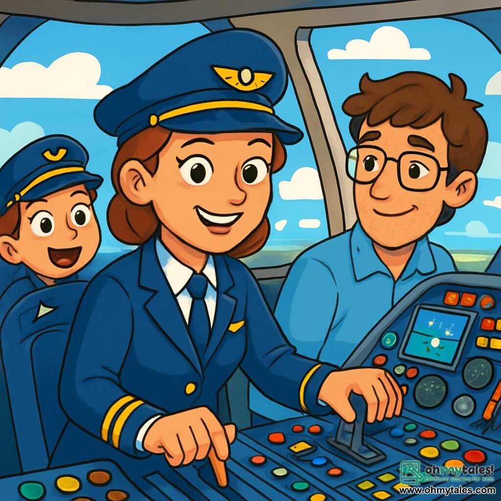 Captain Amelia and the Little Aviator | Pilot's story | 7-8 years old ...