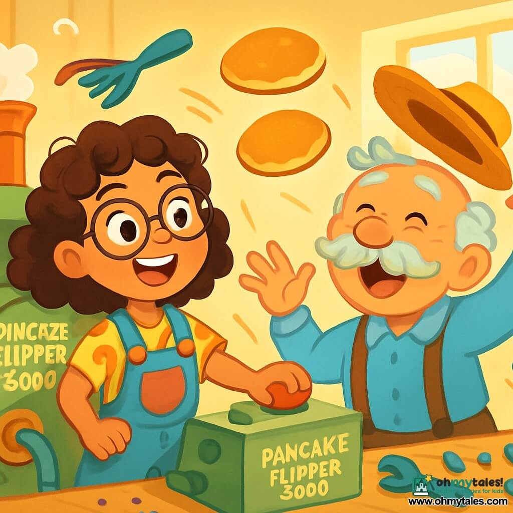 Pippa and the Pancake Flipping Adventure | Wacky invention story | 5-6 ...