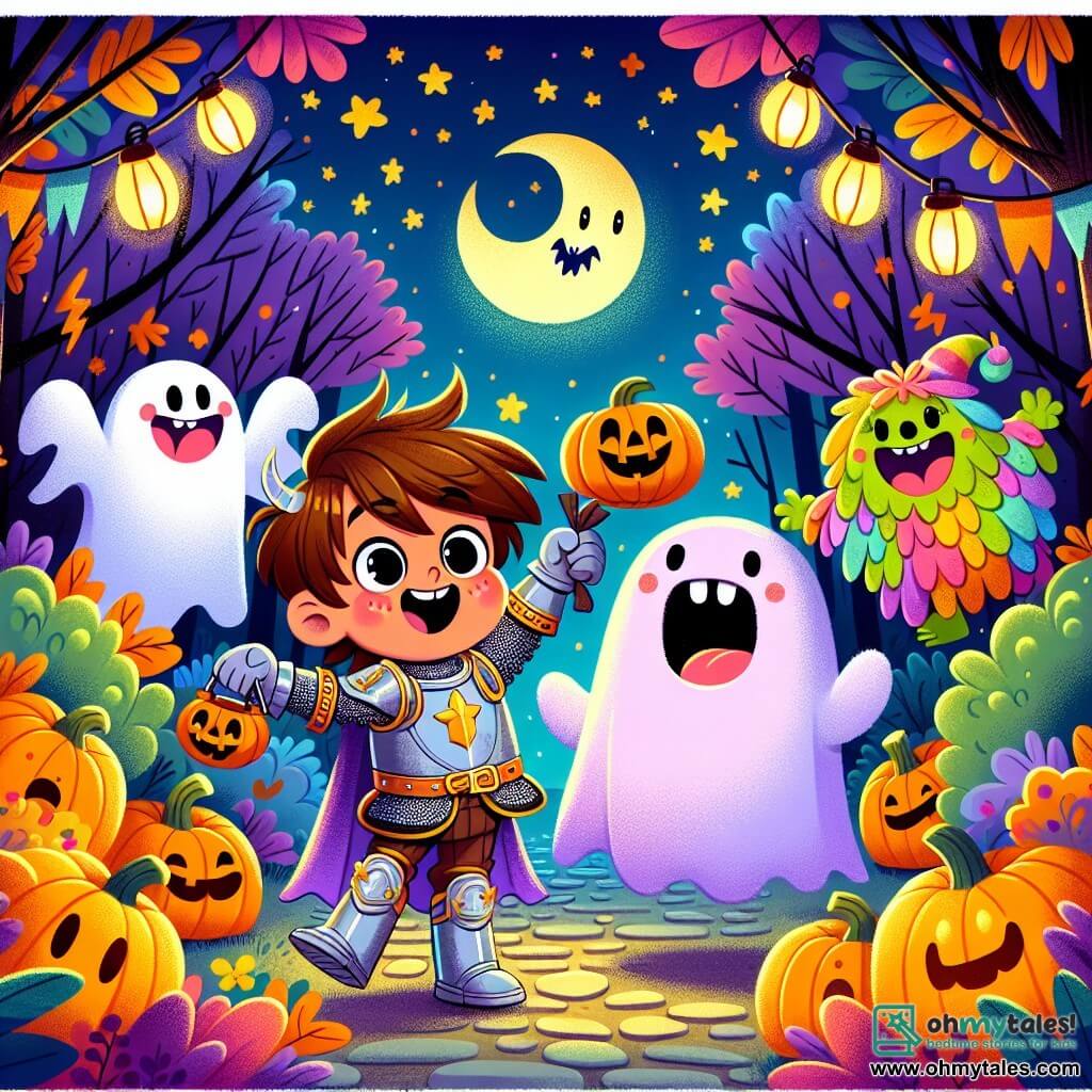 🎧 Tommy and the Friendly Ghost | Halloween story | 3-4 years old ...