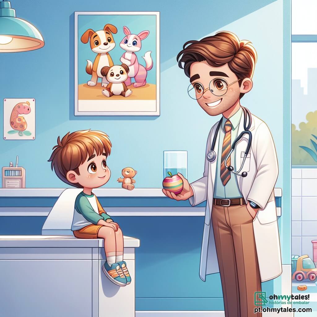 Dr. Pedro e o Mistério do Estômago Feliz | História de Médico | 5 a 6 anos | História sobre uma ...