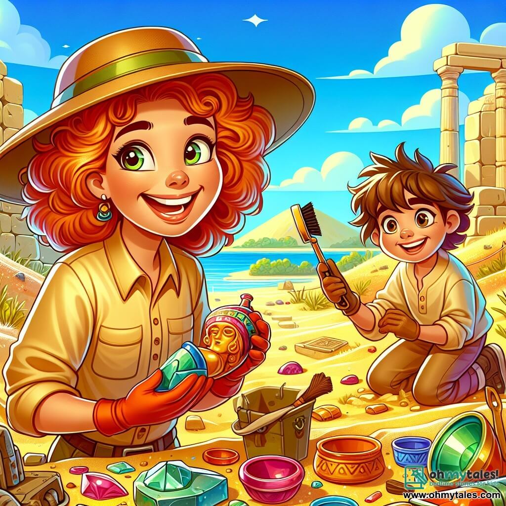 Fiona and the Phoenician Treasure | Archaeologist Story | 7-8 years old ...