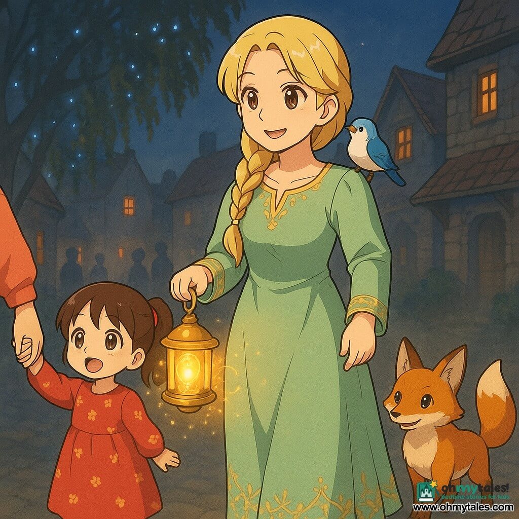 The lantern lady and the return of light | Fairy tale | 3-4 years old ...