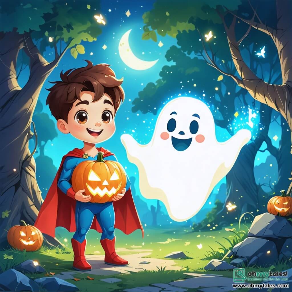 Boo's Midnight Quest | Halloween story | 9-10 years old | Storie of a ...