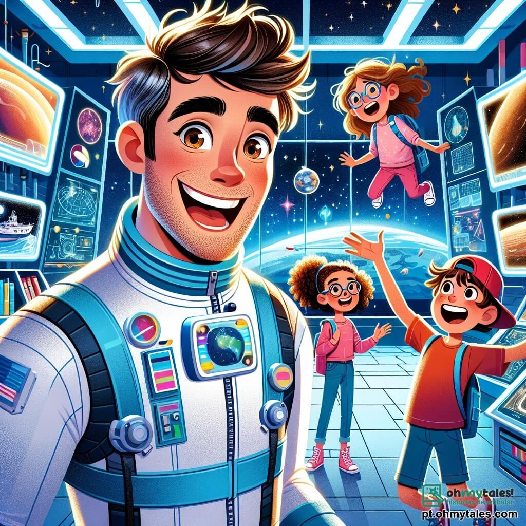 💬 A Missão Incrível do Capitão Léo para Marte | História de Astronauta ...