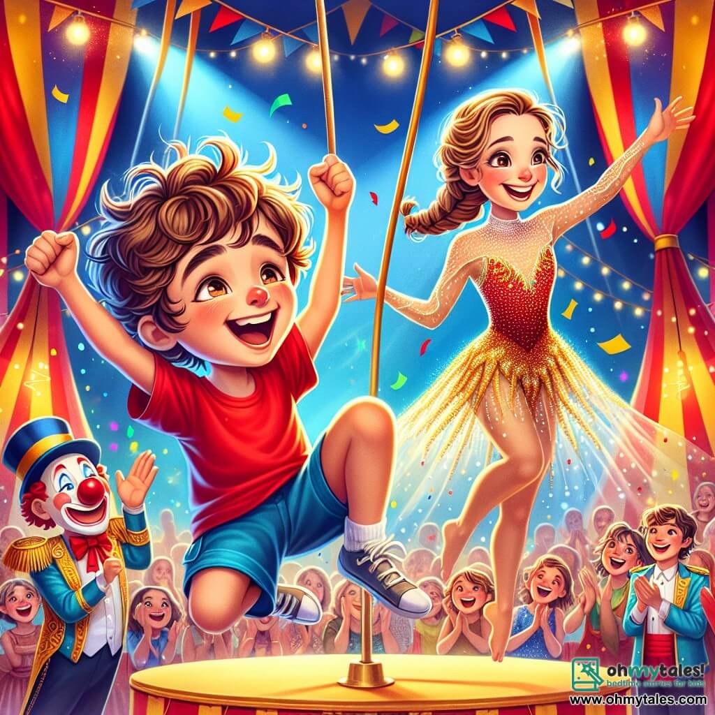 Max's Pie-Flying Adventure | Circus story | 7-8 years old | Funny story