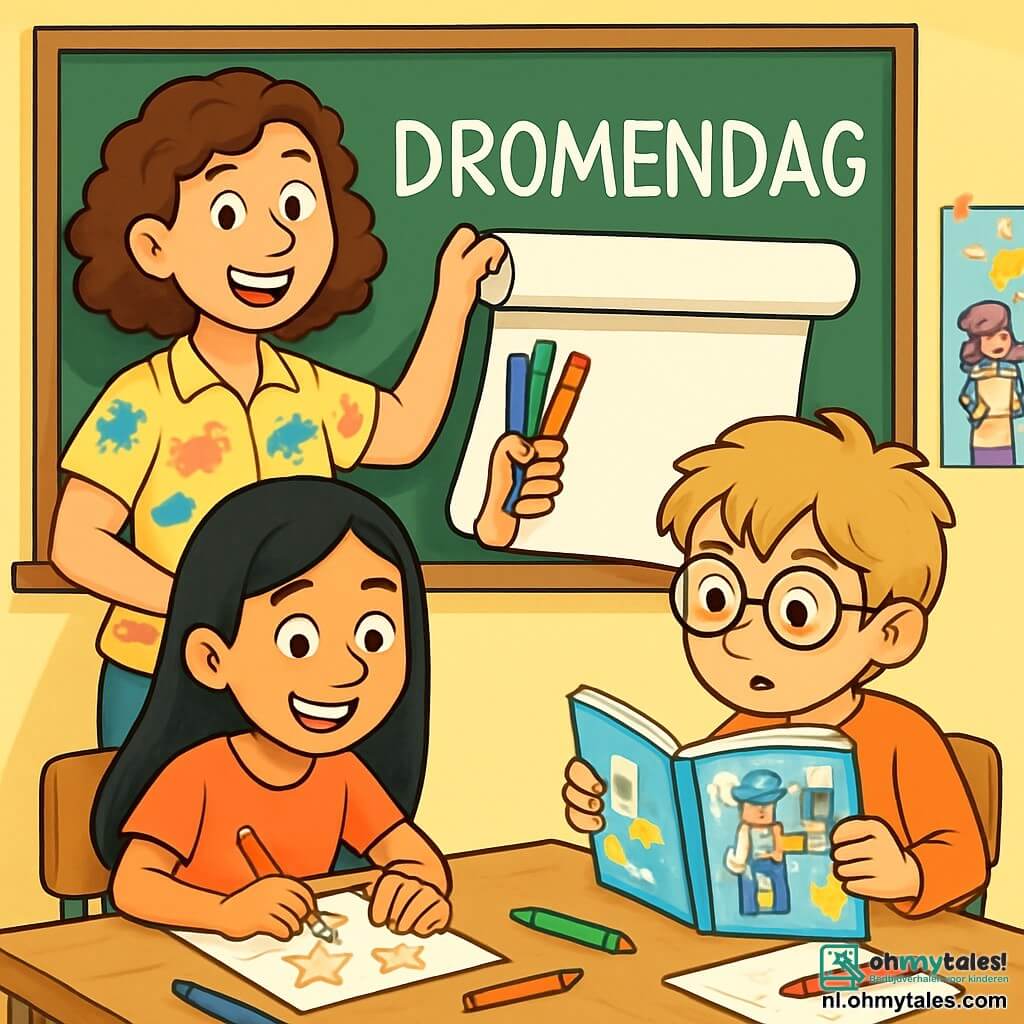 💬 Juf Emma en het Grote Klasproject | Verhaal over een beroep | 9/10 ...