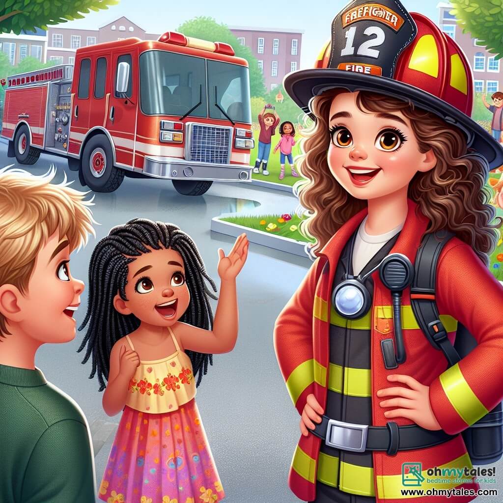 Brave Hearts and Firefighting Art | Firefighter Story | 7-8 years old ...