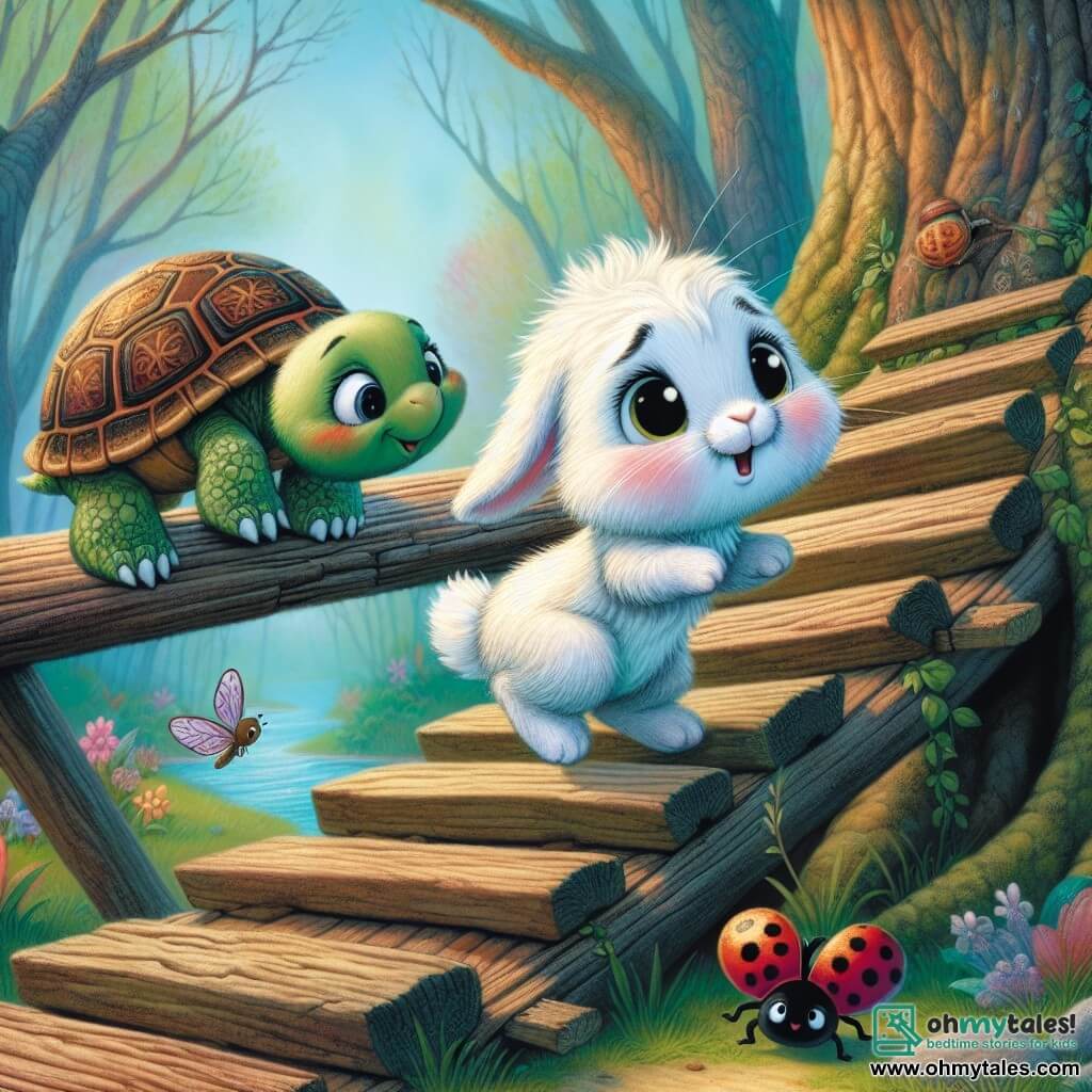 The Wobbly Bridge to Wonder | Animal story | 3-4 years old | Tale