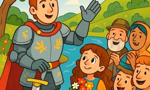 💬 Sir Cedric and the Quest for the Golden Star | Knight's story | 5-6 ...