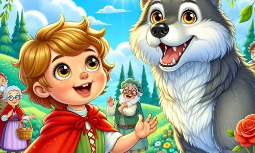 The Riddle of the Sly Wolf | Tale | 5-6 years old | Big bad wolf
