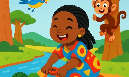 Amina and the lost goat | African tale | 1-2 years | Tale