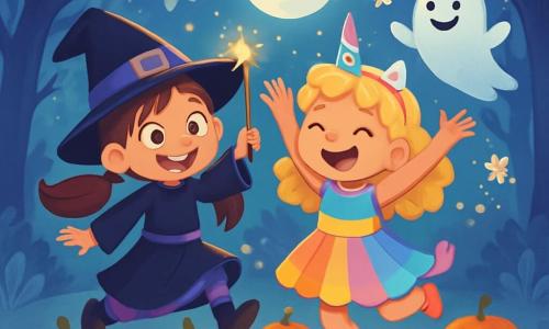 💬 Luna and the Halloween Street Adventure | Storie of a celebration | 9 ...