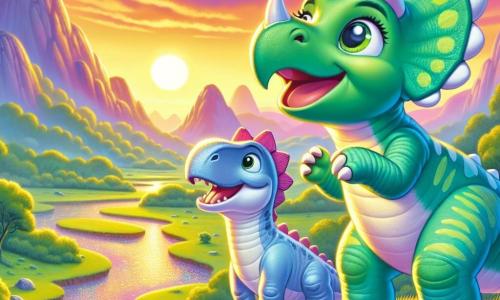Rara's Desert Adventure | Dinosaur story | 3-4 years old | Fantastic story
