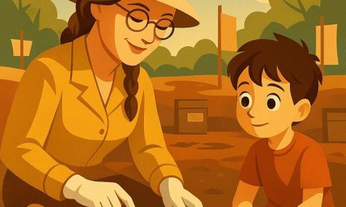 The Archaeologist's Treasure Hunt | Archaeologist Story | 3-4 years old ...