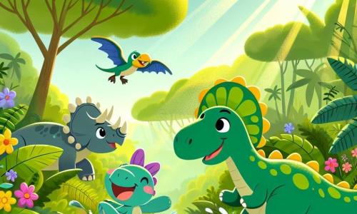 Rolo's Brave Day | Fantastic story | 1-2 years | Dinosaur stories