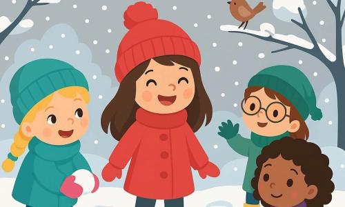 El mágico día de nieve | Cuento sobre el invierno | 1/2 años | Cuento ...