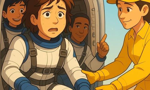🎧 Caleb's Cosmic Adventure | Astronaut Story | 11-12 years old | Audio ...
