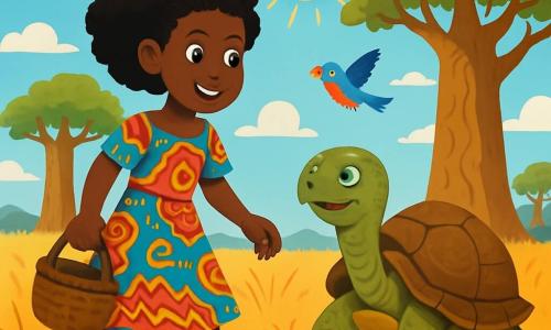 Kofi and the song of soft rain | African tale | 7-8 years old | Tale