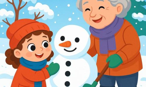Lucía y el rostro de nieve | Cuento sobre el invierno | 3/4 años ...