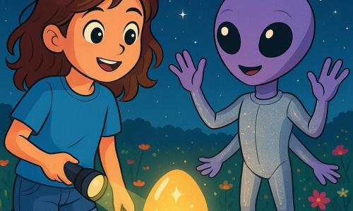 💬 Beep the Brave Lunchbox and the Friendly Unknown | Alien story | 11 ...